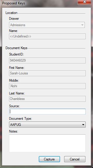 Admissions Document Imaging Process - Information Technology at SOU