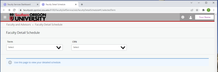 Banner Self-Service for Faculty and Advisors - Information Technology ...